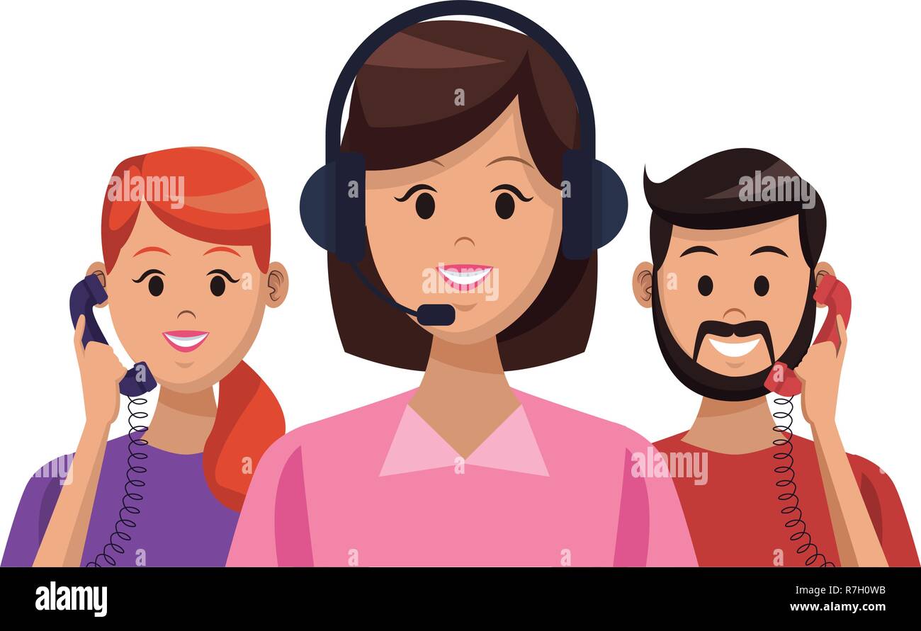 Costumer service Stock Vector Images - Alamy