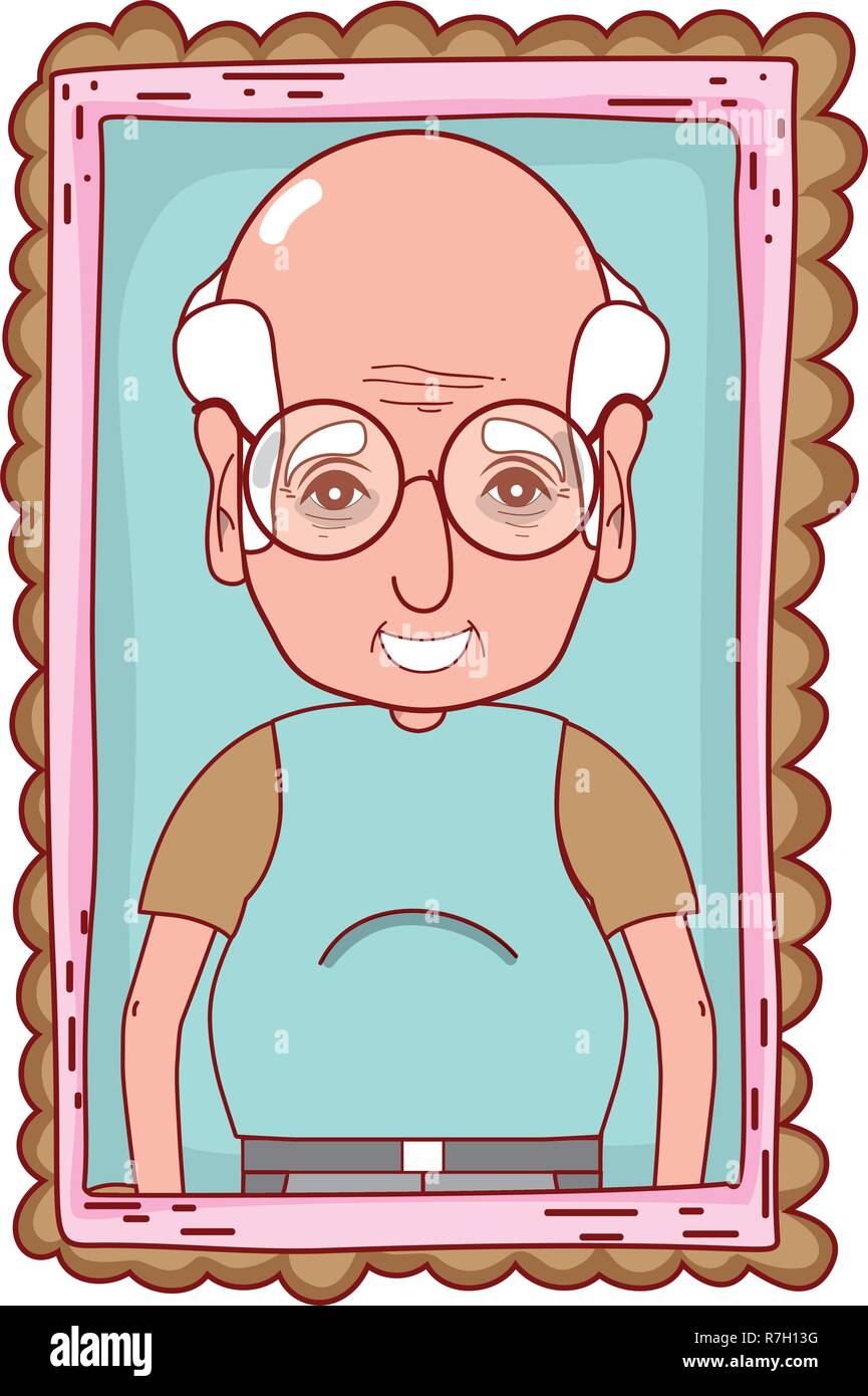 cute grandfather cartoon Stock Vector Image & Art - Alamy