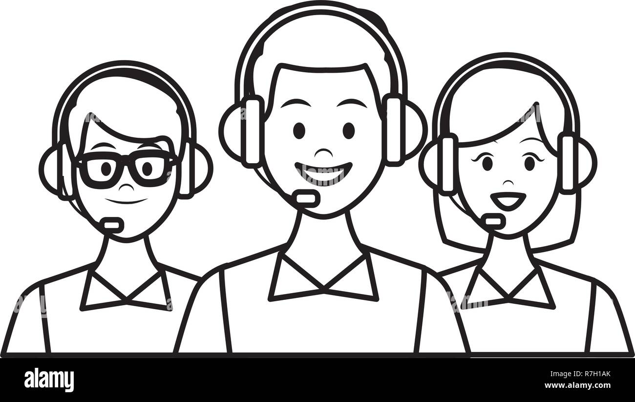 Woman talk man desk help Black and White Stock Photos & Images - Alamy