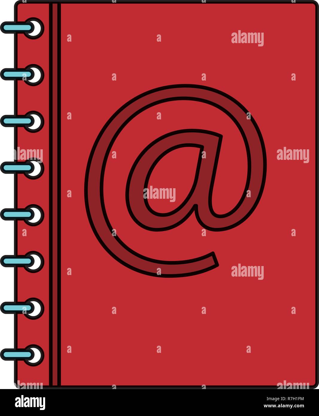 address mail book Stock Vector Image & Art - Alamy