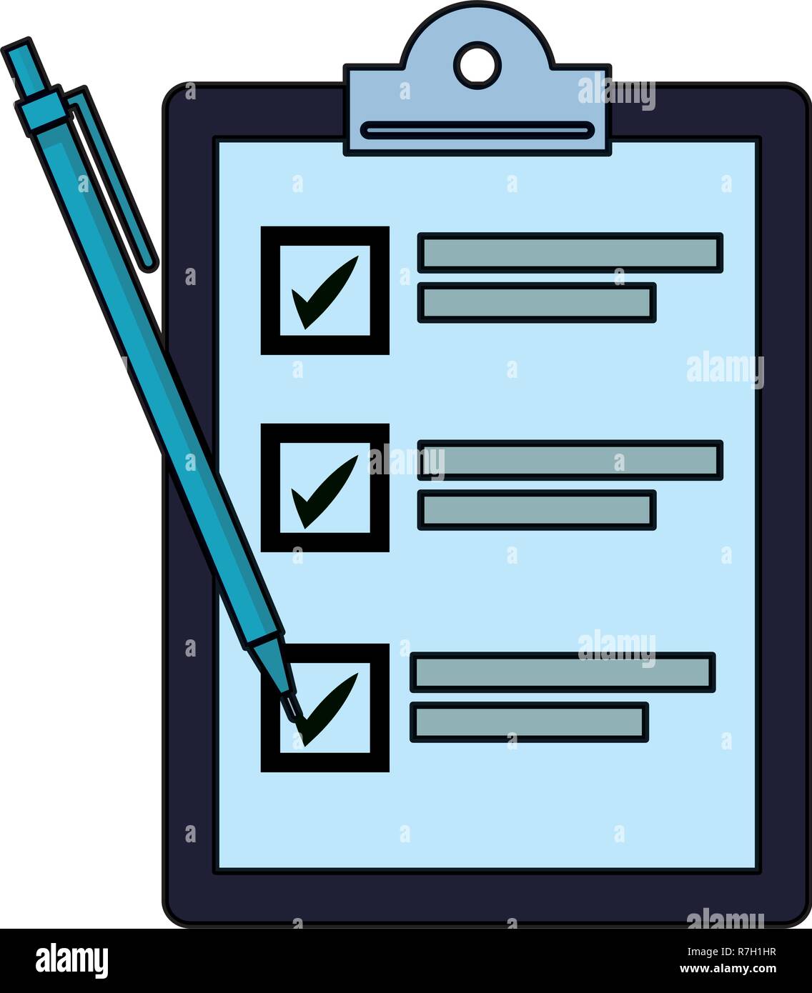 checklist table icon Stock Vector Image & Art - Alamy