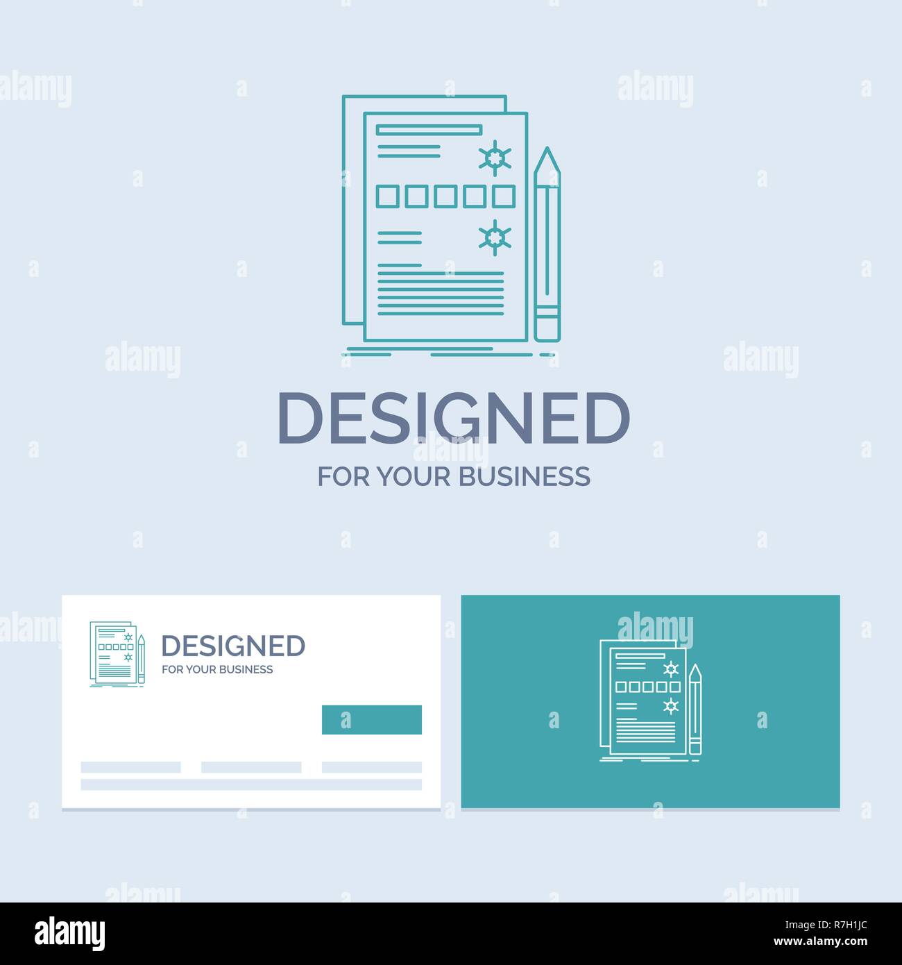 Component, data, design, hardware, system Business Logo Line Icon ...