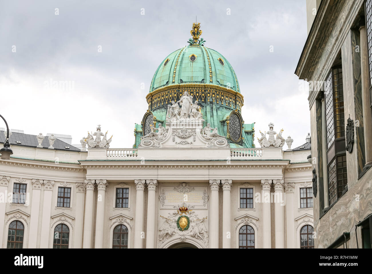 Dome in Hofburg Palace, Vienna City, Austria Stock Photo - Alamy
