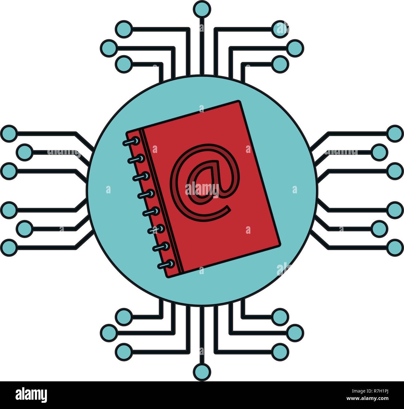 address mail book Stock Vector Image & Art - Alamy