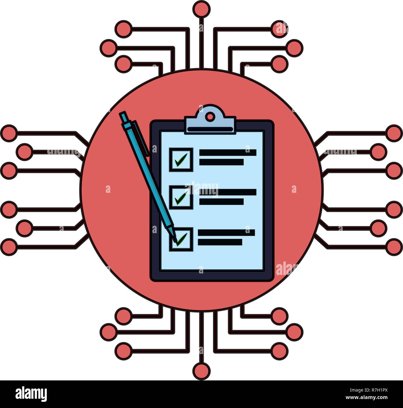 checklist table icon Stock Vector Image & Art - Alamy