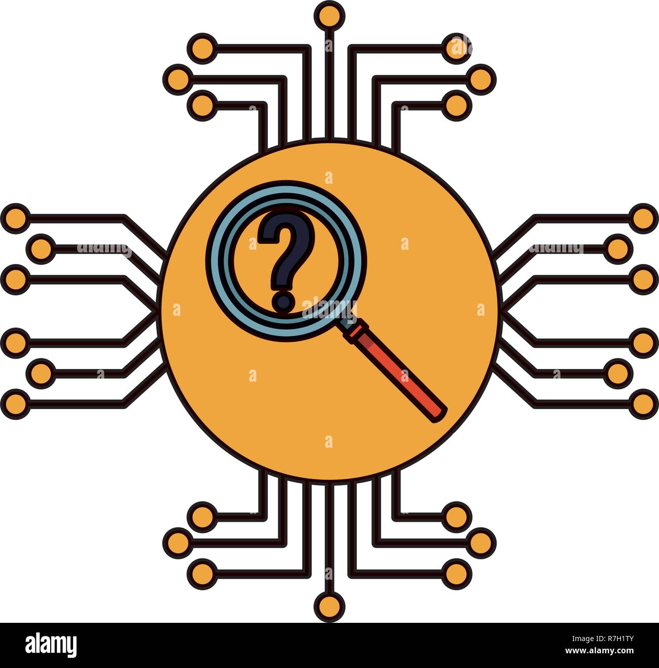 magnifying glass icon Stock Vector Image & Art - Alamy