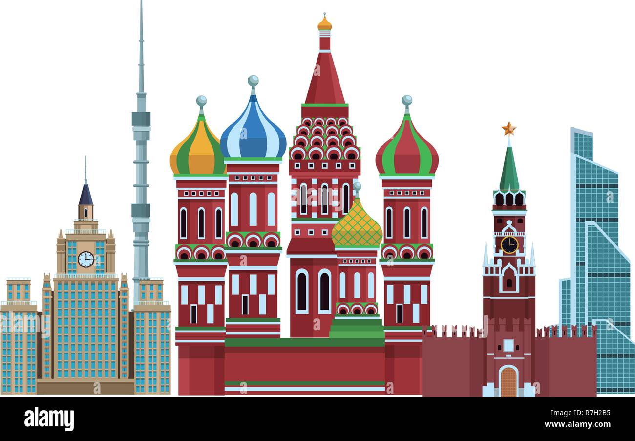 russian relevant buildings Stock Vector Image & Art - Alamy