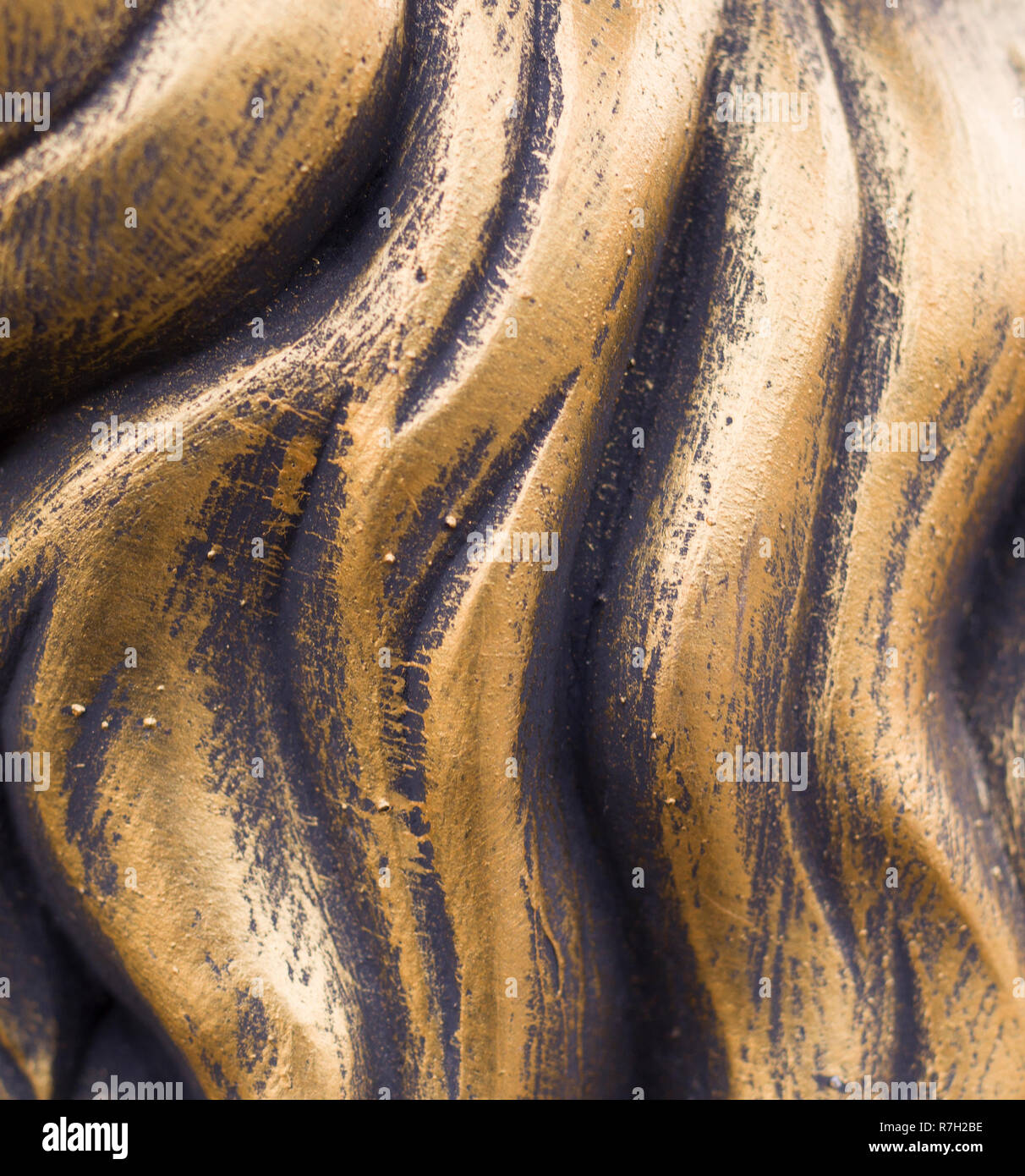 polished wavy bronze texture. background, concept Stock Photo - Alamy
