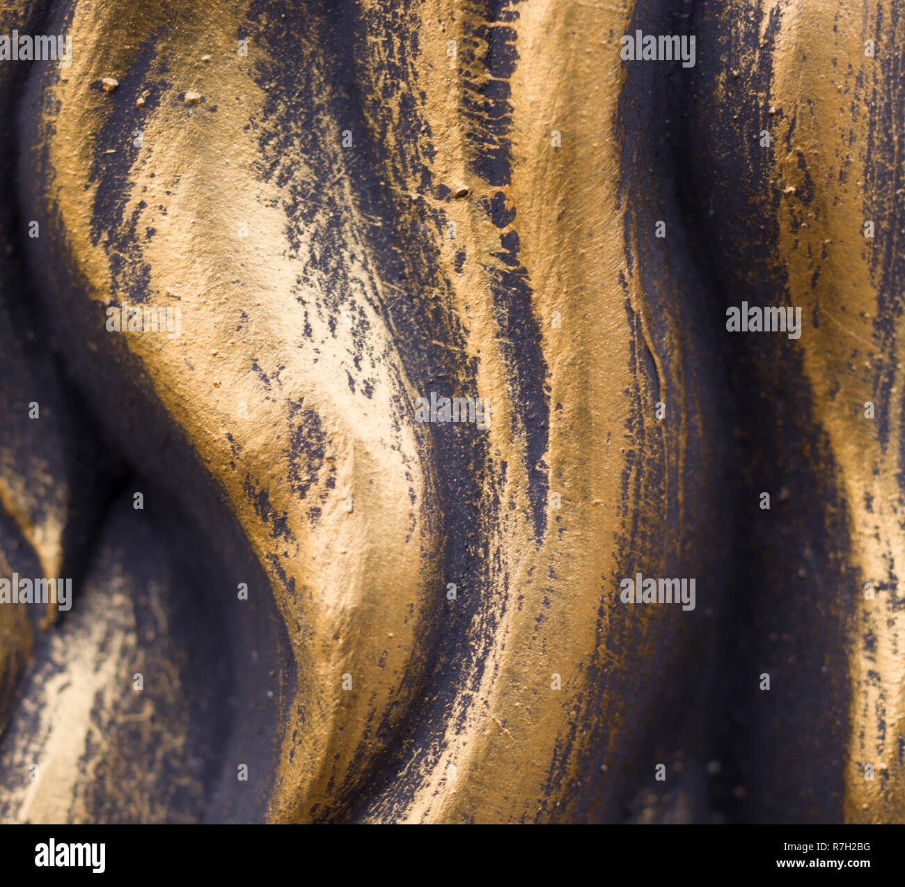 polished wavy bronze texture. background, concept Stock Photo - Alamy