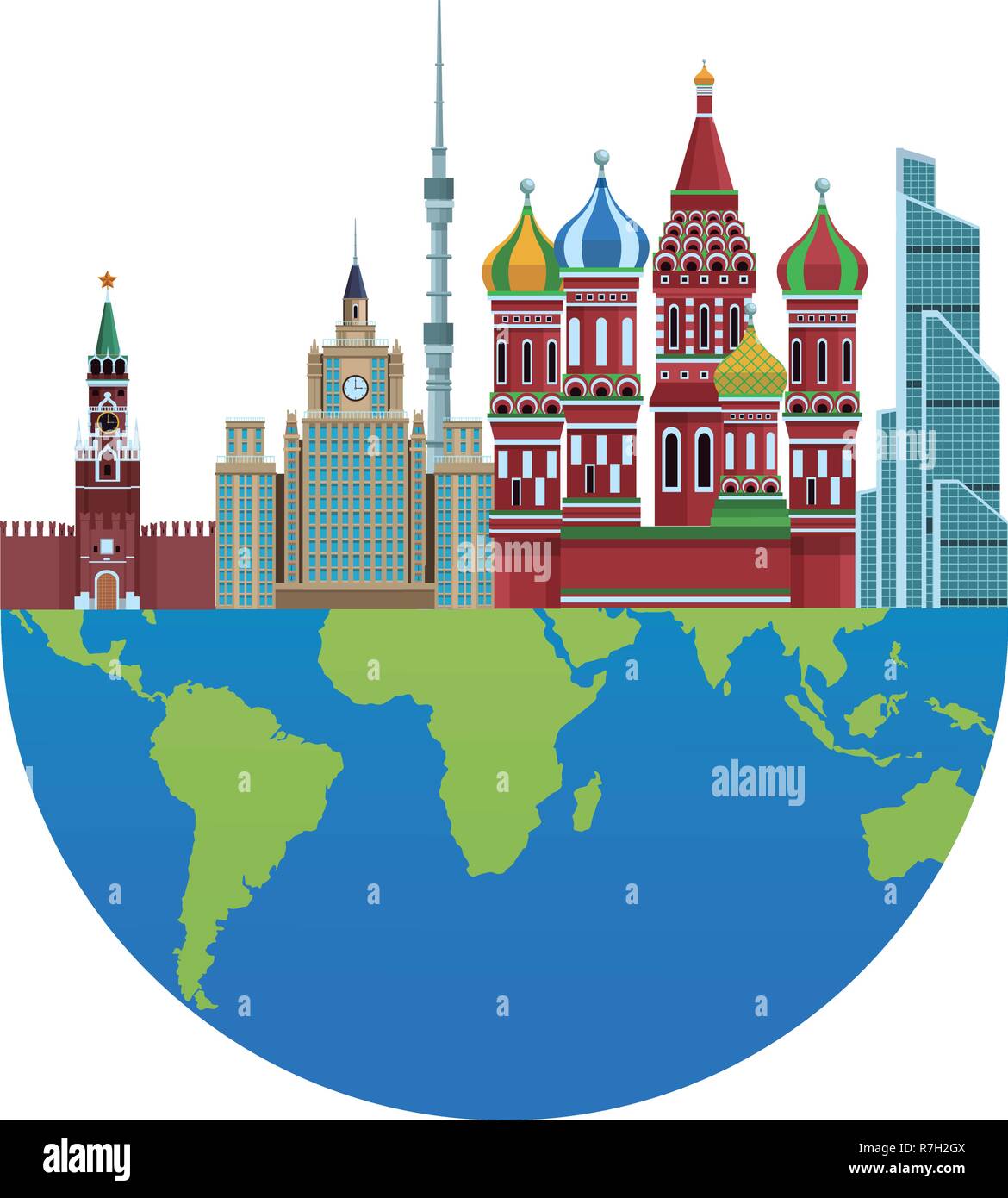 russian relevant buildings Stock Vector Image & Art - Alamy