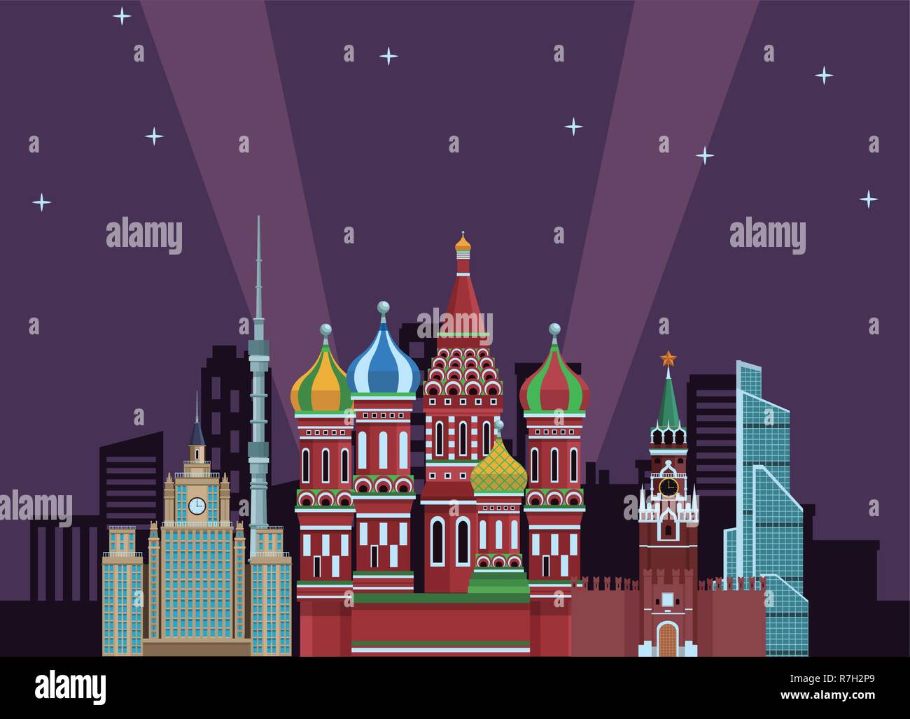 russian relevant buildings Stock Vector Image & Art - Alamy