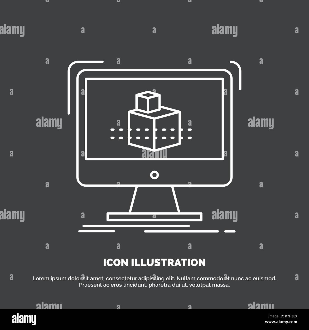 3d modelling house Stock Vector Images - Alamy