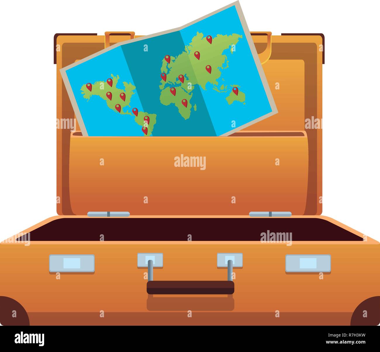 travel briefcase icon Stock Vector Image & Art - Alamy