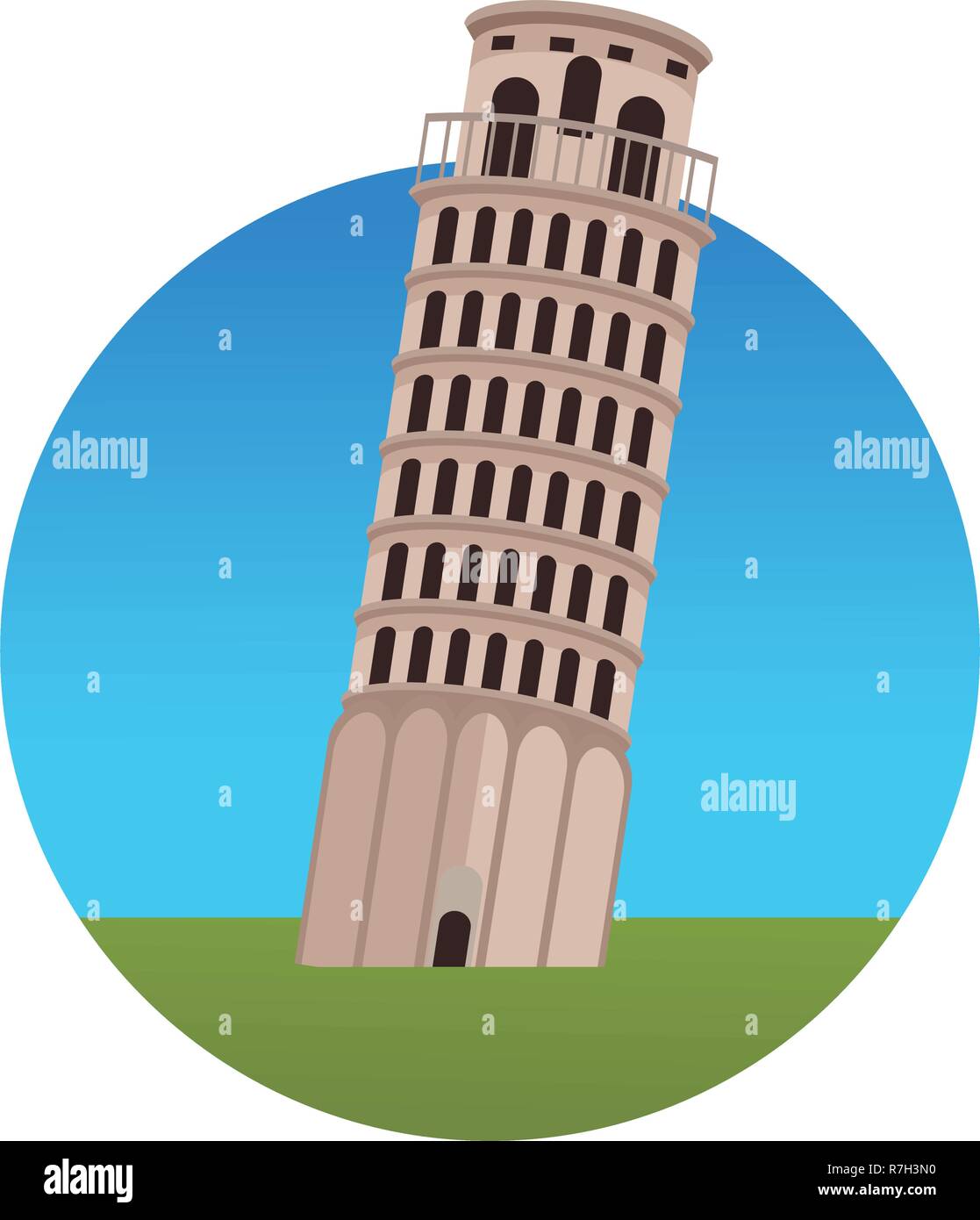pisa tower monument Stock Vector Image & Art - Alamy