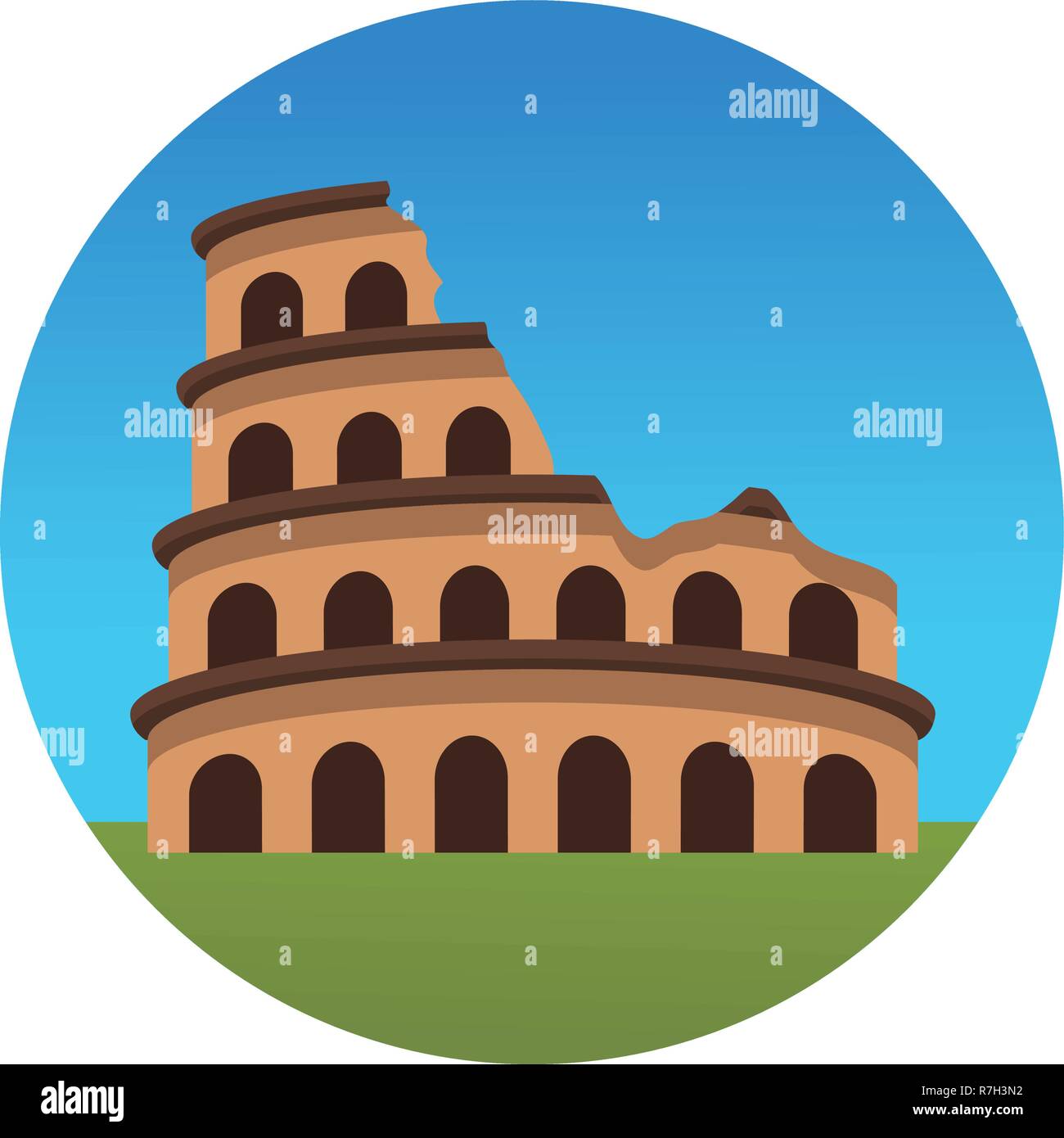 Roman round hand Stock Vector Images - Alamy