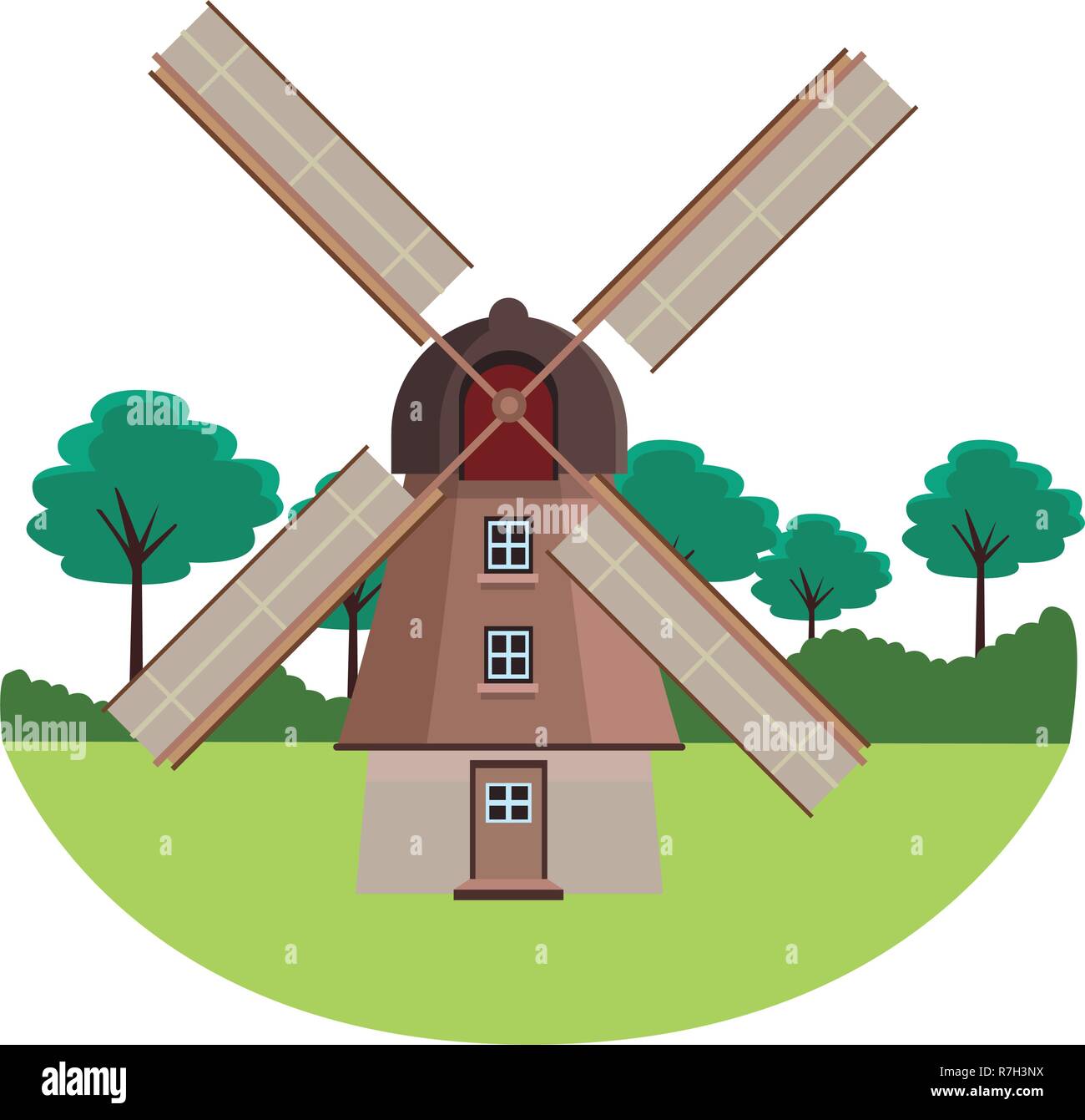 Dutch monuments Stock Vector Images - Alamy