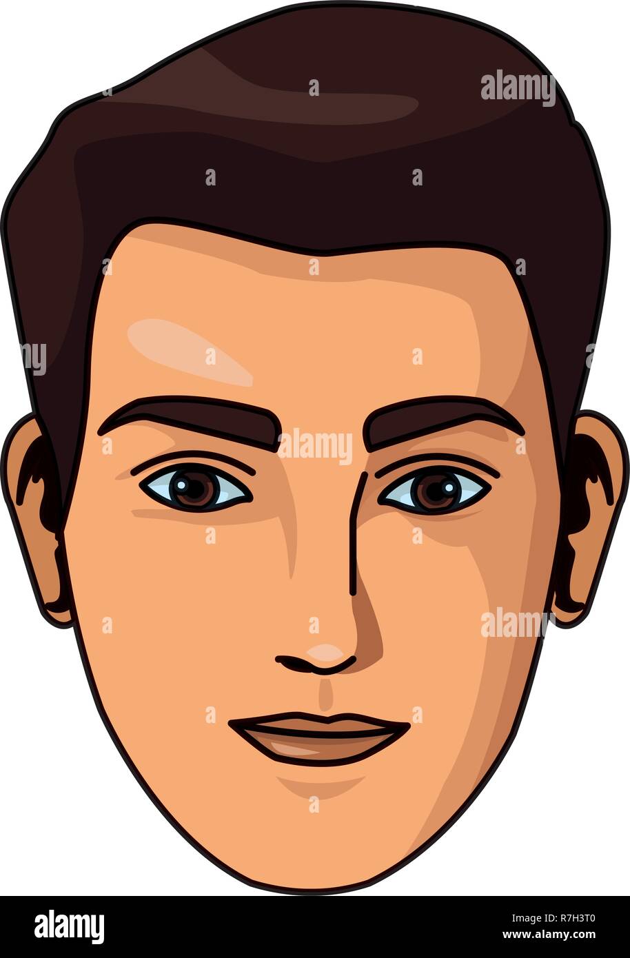 man only face Stock Vector Image & Art - Alamy