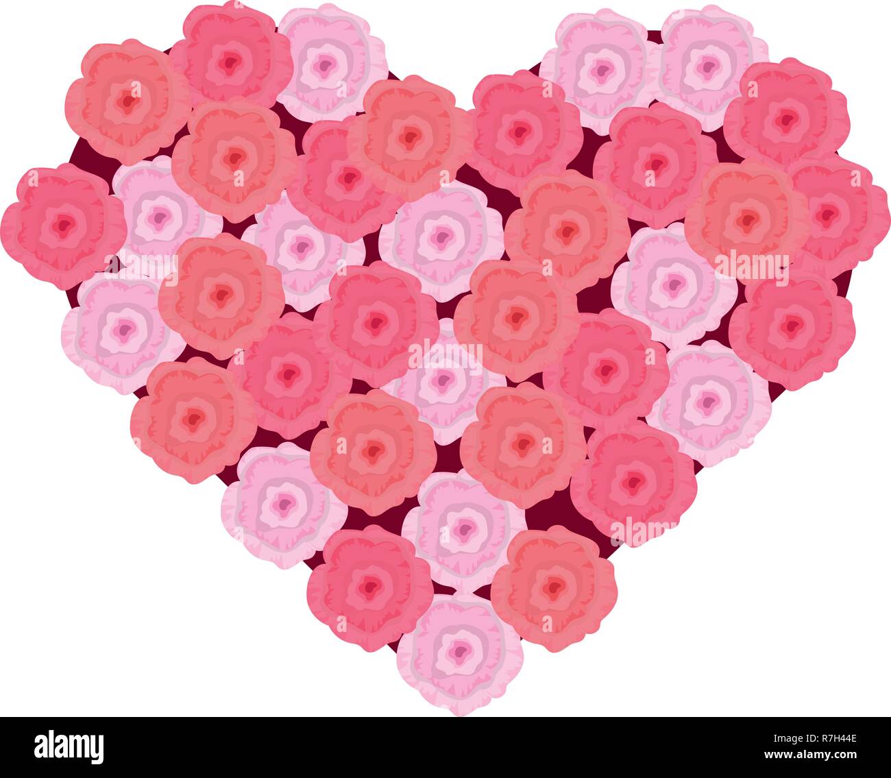 cute roses cartoon Stock Vector Image & Art - Alamy