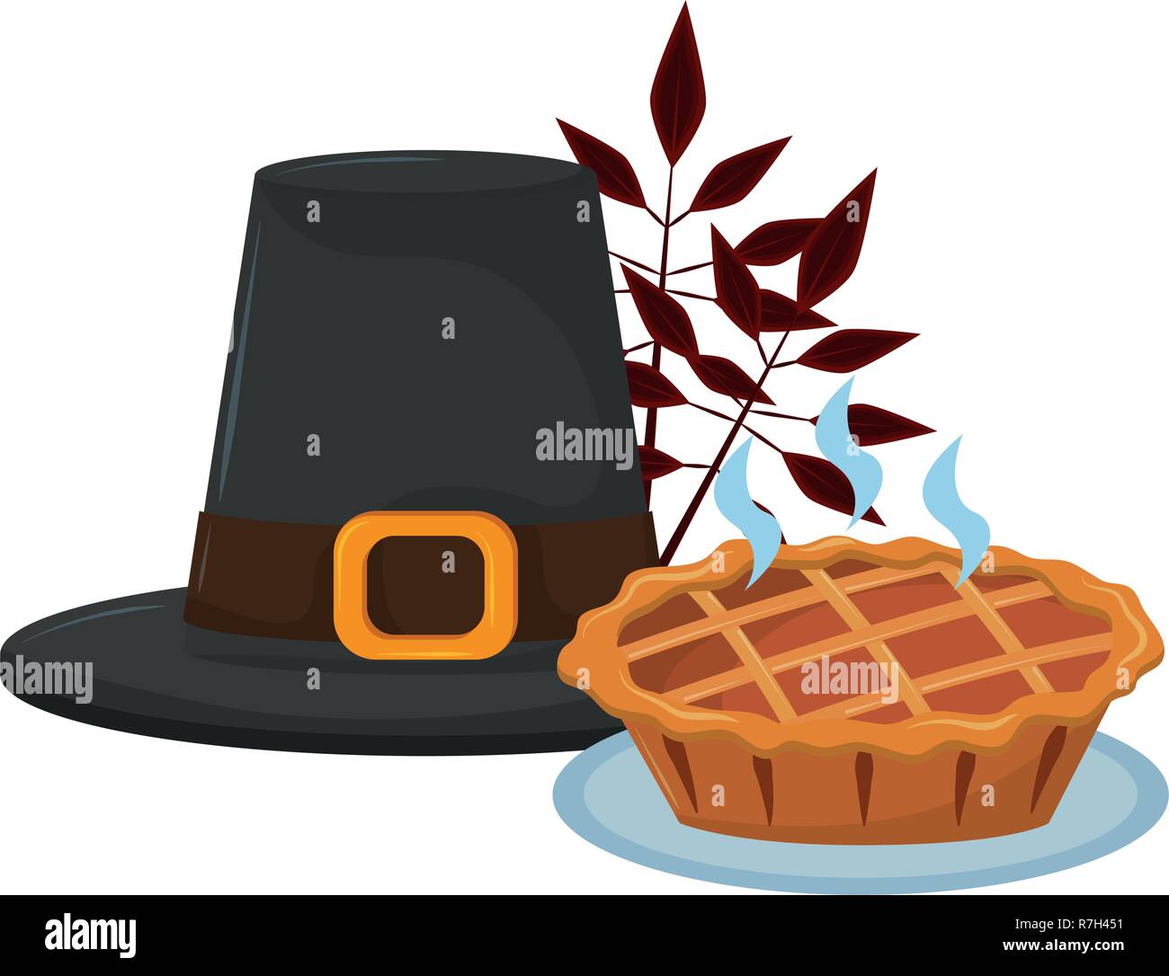 thanksgiving day pie Stock Vector Image & Art - Alamy