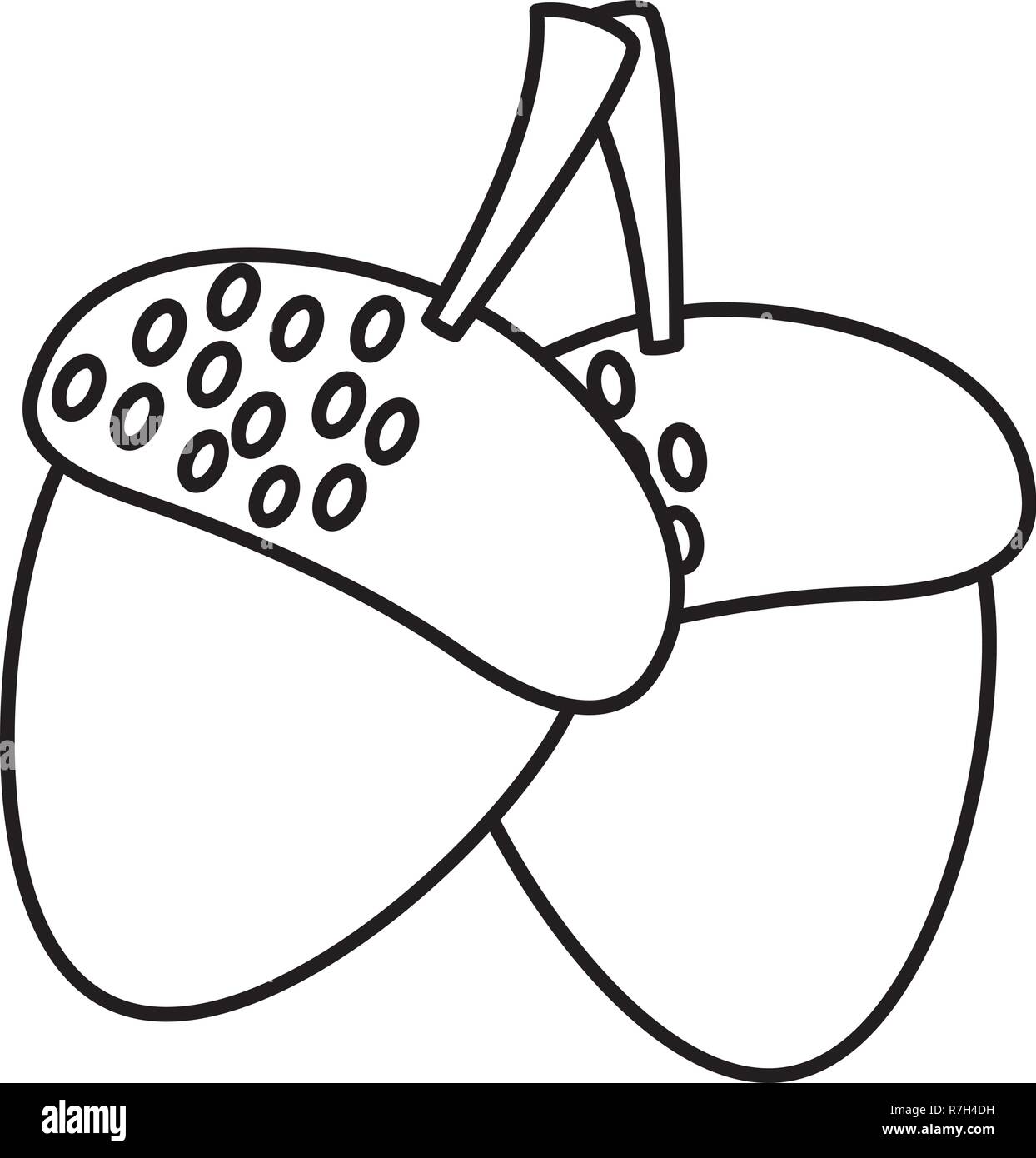 thanksgiving day nuts Stock Vector Image & Art - Alamy