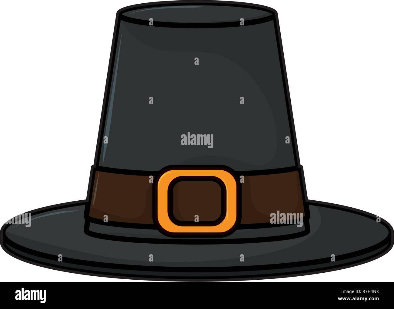 thanksgiving day pilgrim hat Stock Vector Image & Art - Alamy