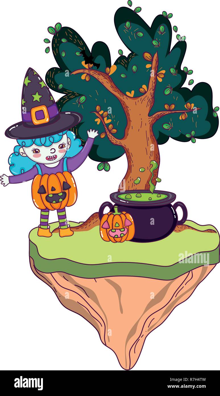 Halloween kids cartoons Stock Vector Image & Art - Alamy