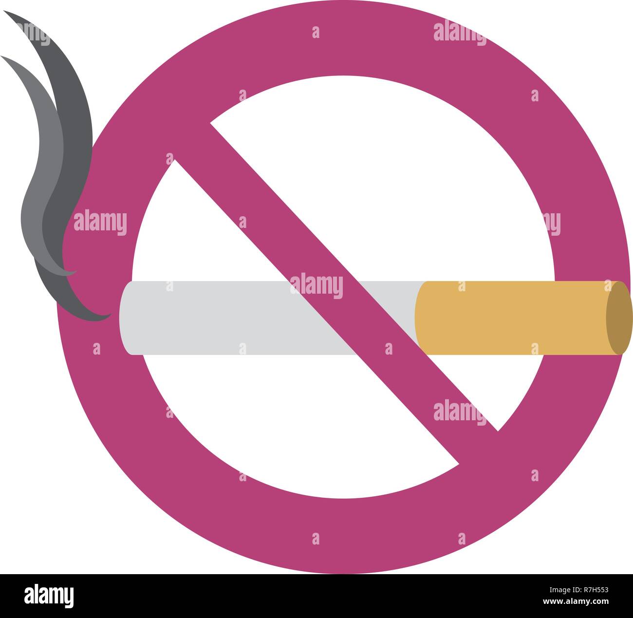 Prohibited smoke sign Stock Vector Image & Art - Alamy