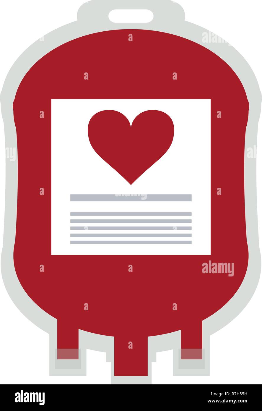 Blood bag symbol Stock Vector Image & Art - Alamy