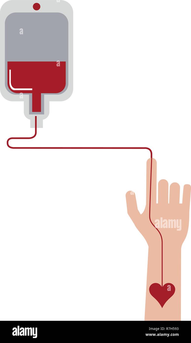 blood transfer on hand Stock Vector Image & Art - Alamy