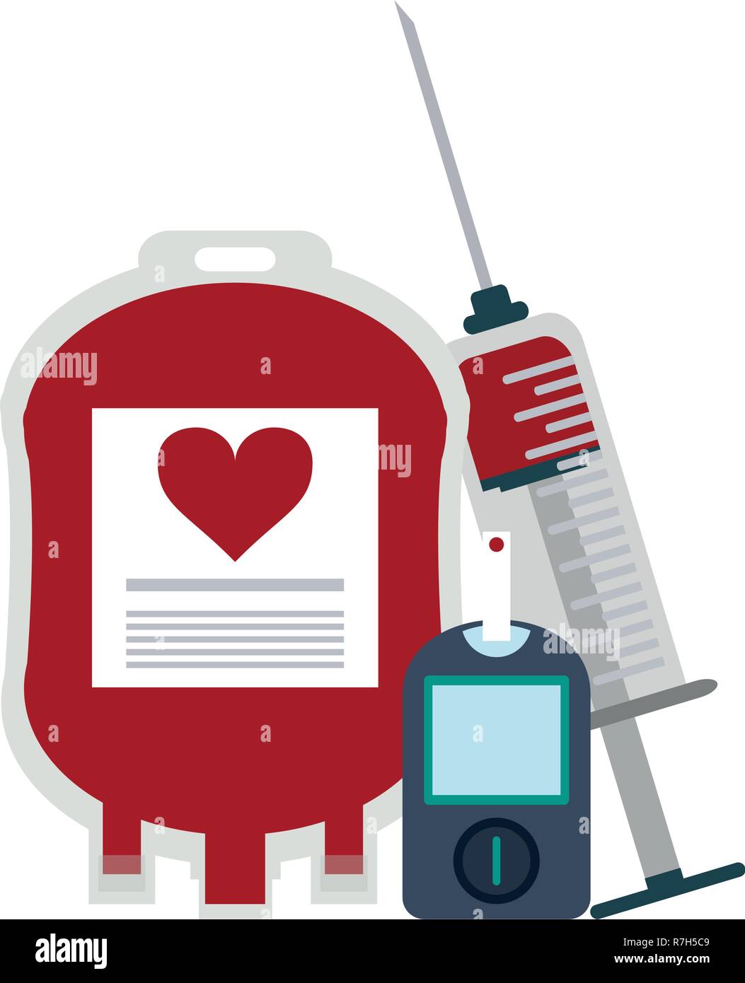 Blood donation campaign elements Stock Vector Image & Art - Alamy