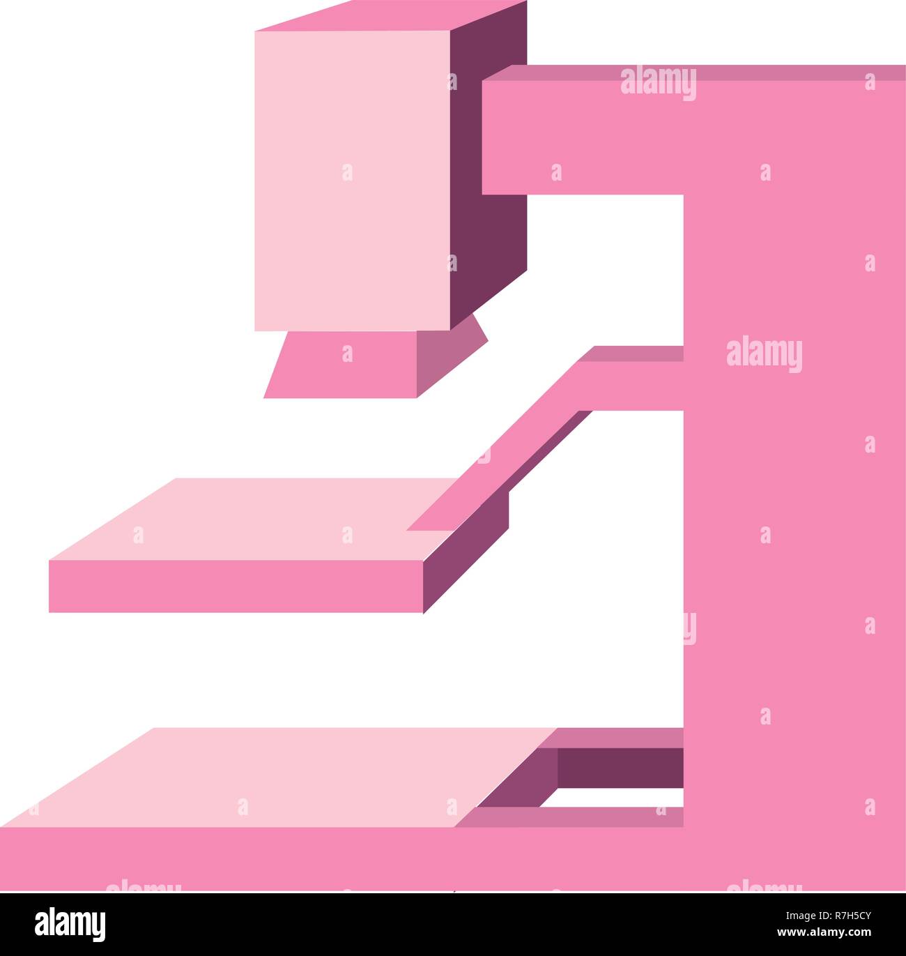 Cancer microscope Stock Vector Images - Alamy