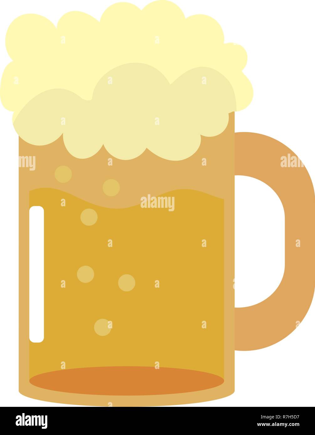 Beer cup isolated Stock Vector Image & Art - Alamy