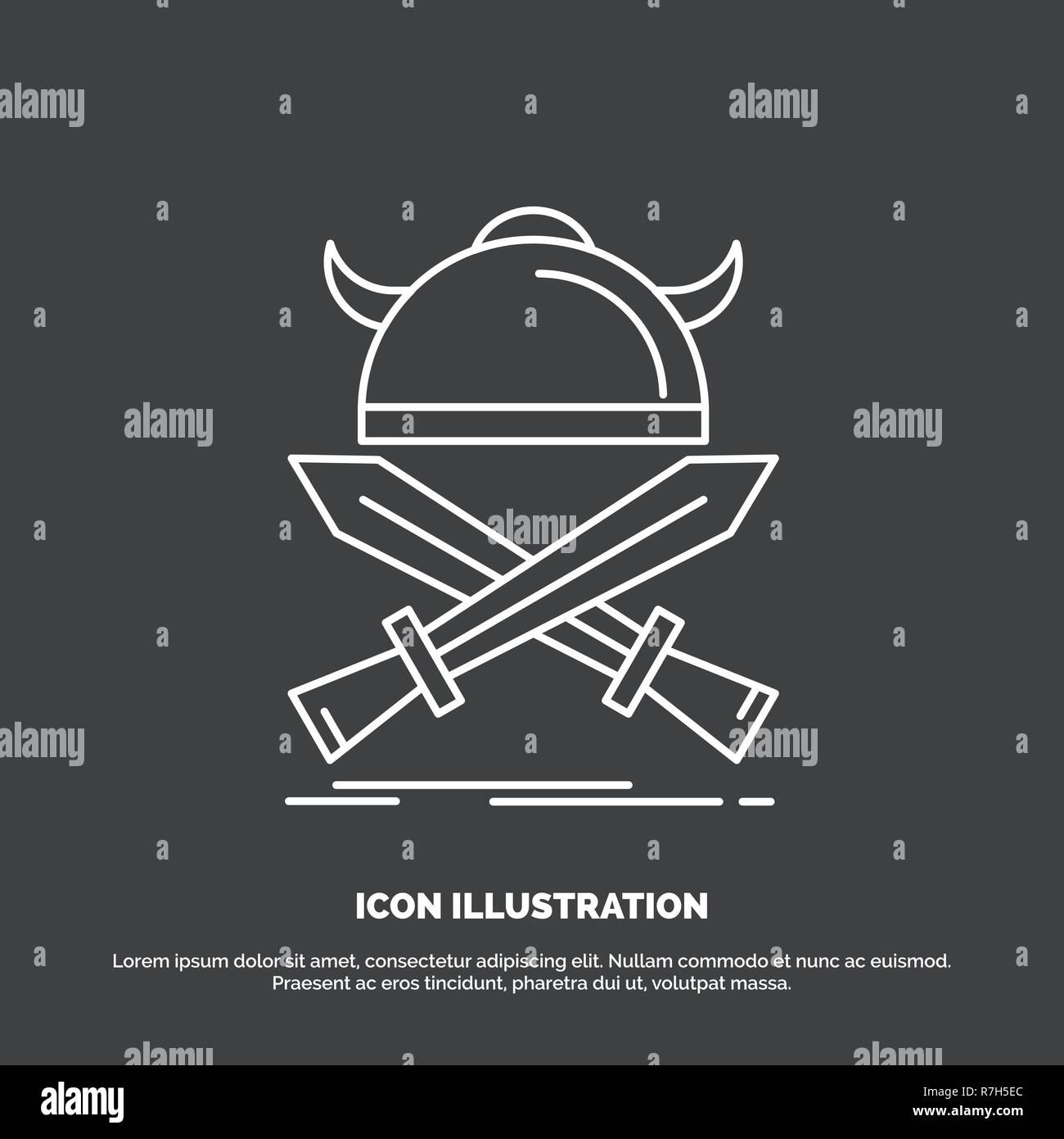 Viking symbol battle hi-res stock photography and images - Alamy