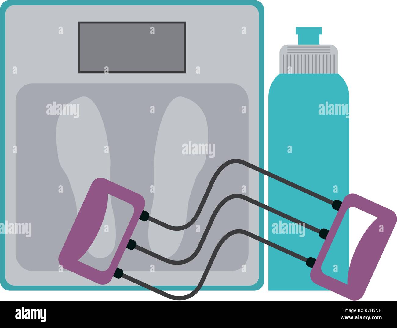 Gym and fitness elements Stock Vector Image & Art - Alamy