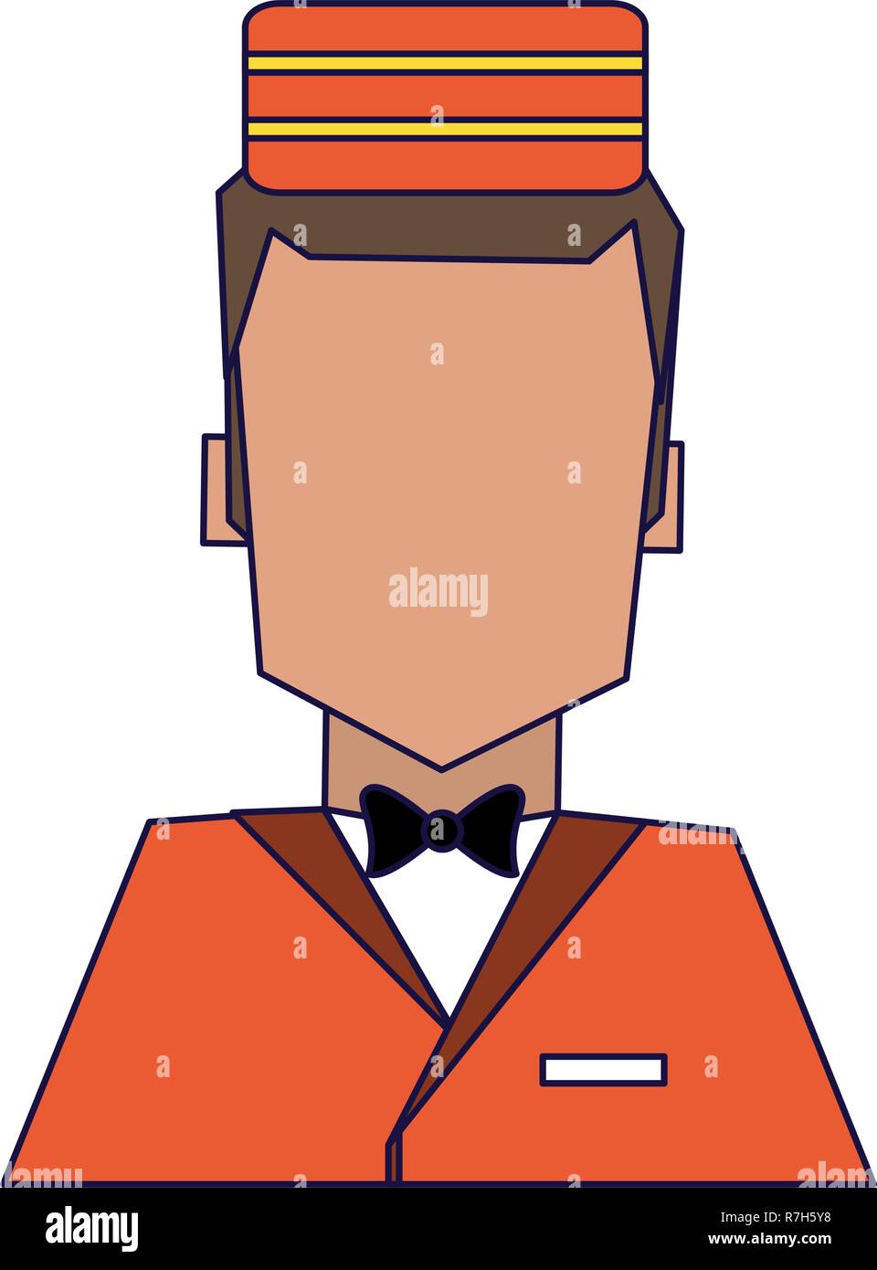 Hotel bellboy Stock Vector Images - Alamy