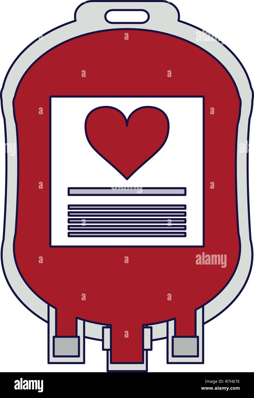 Blood bag symbol Stock Vector Image & Art - Alamy