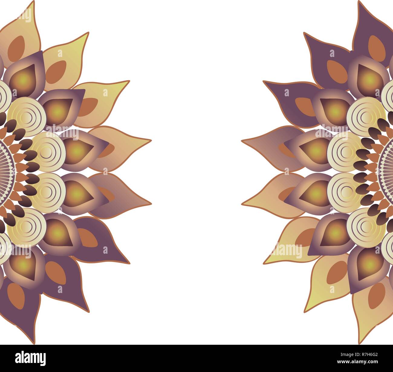 Mandala frame background Stock Vector Image & Art - Alamy