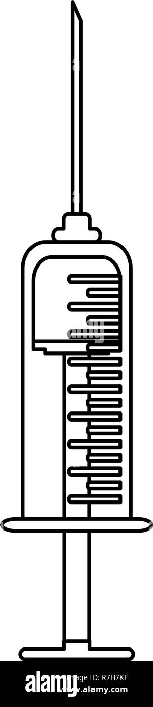 medical needle with blood black and white Stock Vector Image & Art - Alamy