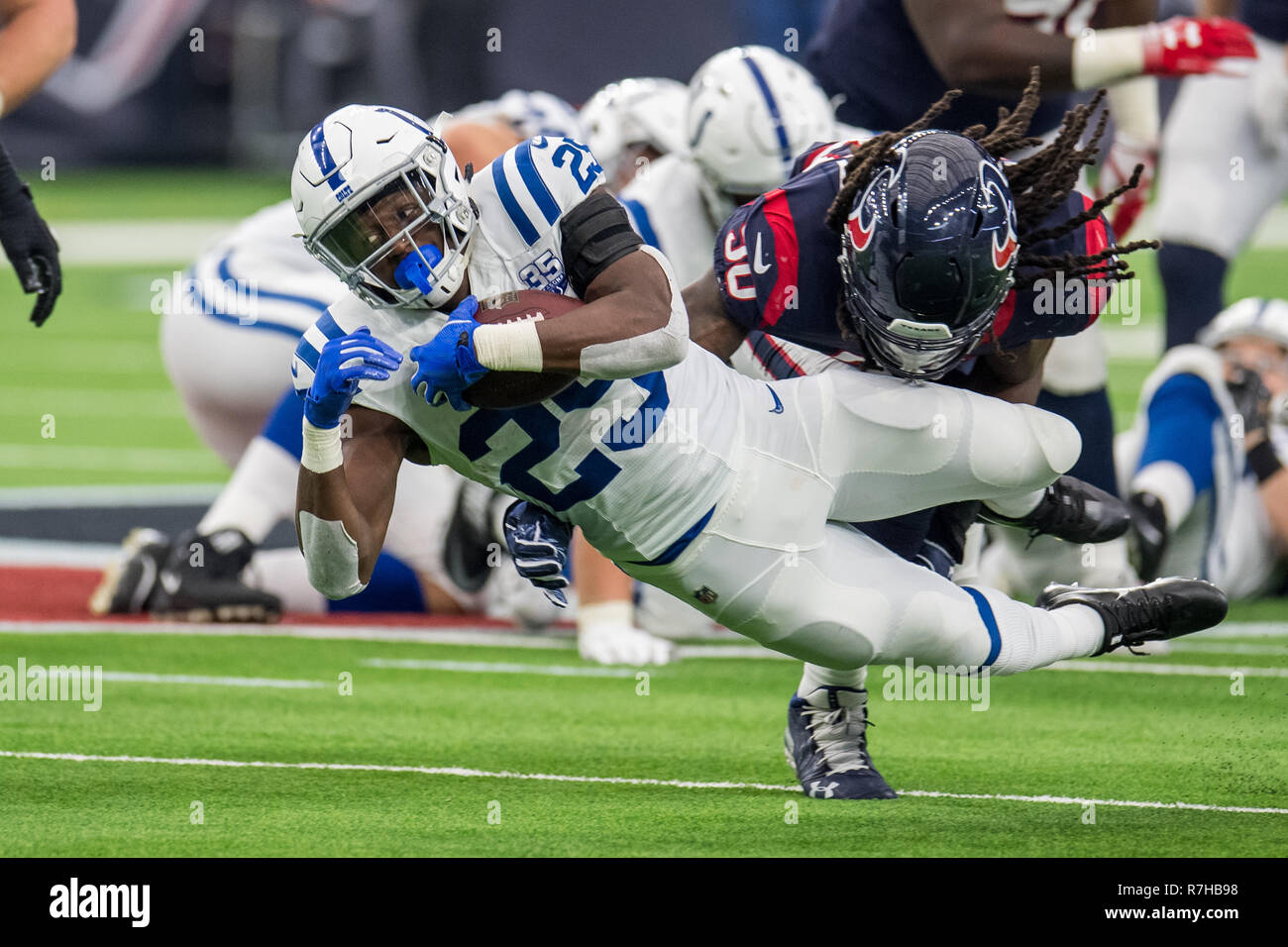 Houston, TX, USA. 9th Dec, 2018. Indianapolis Colts running back Marlon ...