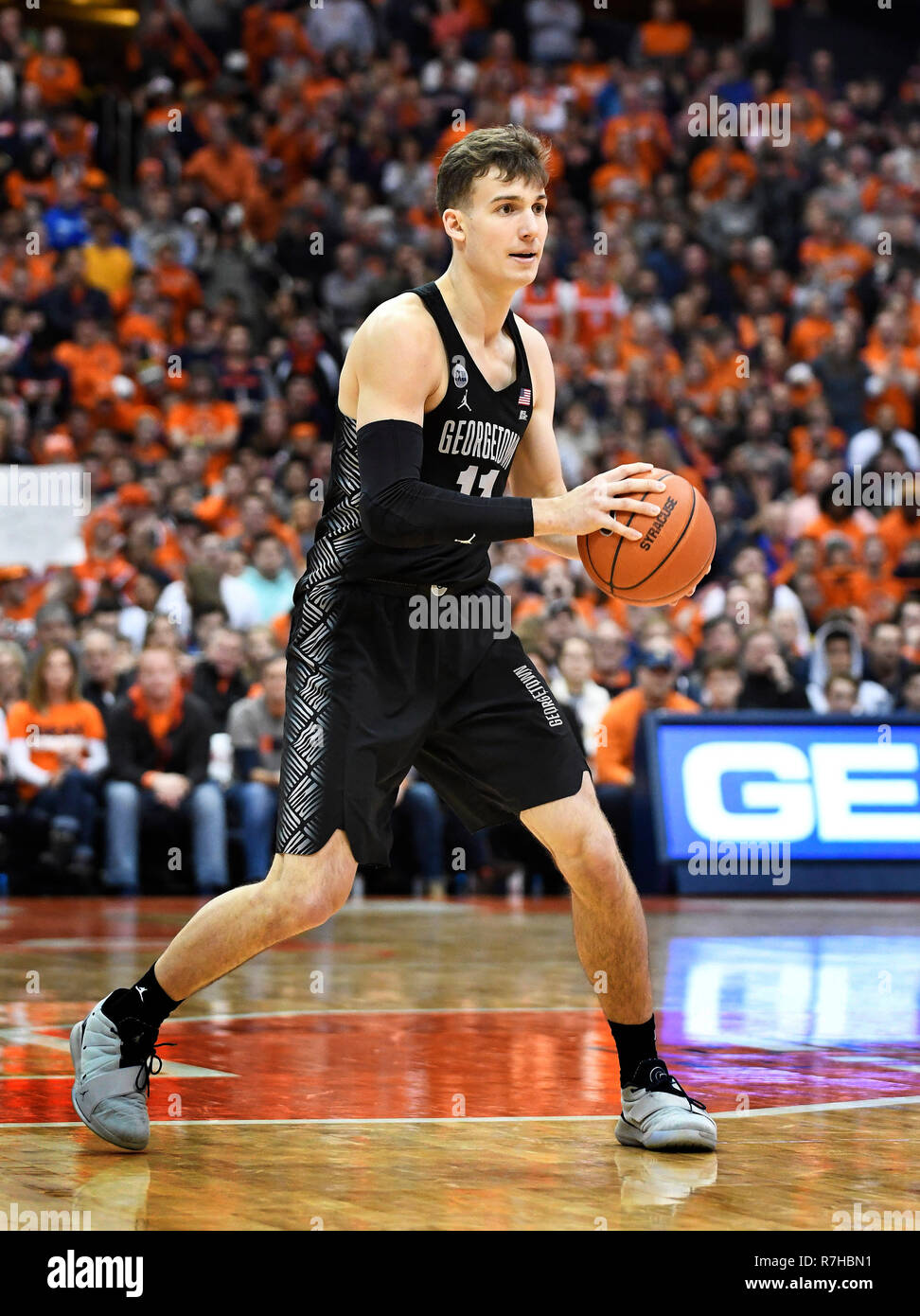 Syracuse, NY, USA. 8th Dec, 2018. Georgetown Hoyas senior guard Greg ...