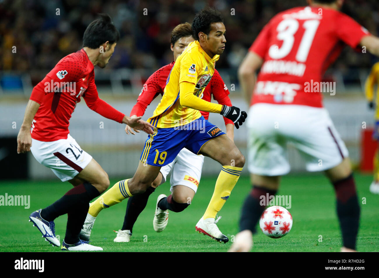 Saitama, Japan. 9th Dec, 2018. Ryo Germain (Vegalta) Football/Soccer ...