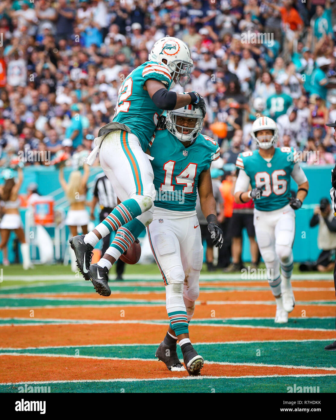 Miami Gardens, Florida, USA. 9th Dec, 2018. Miami Dolphins wide ...