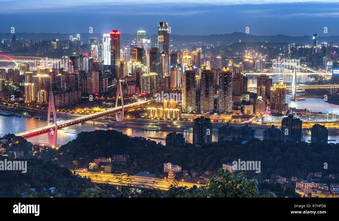 Chongqing, Chongqing, China. 10th Dec, 2018. Chongqing, CHINA-City ...