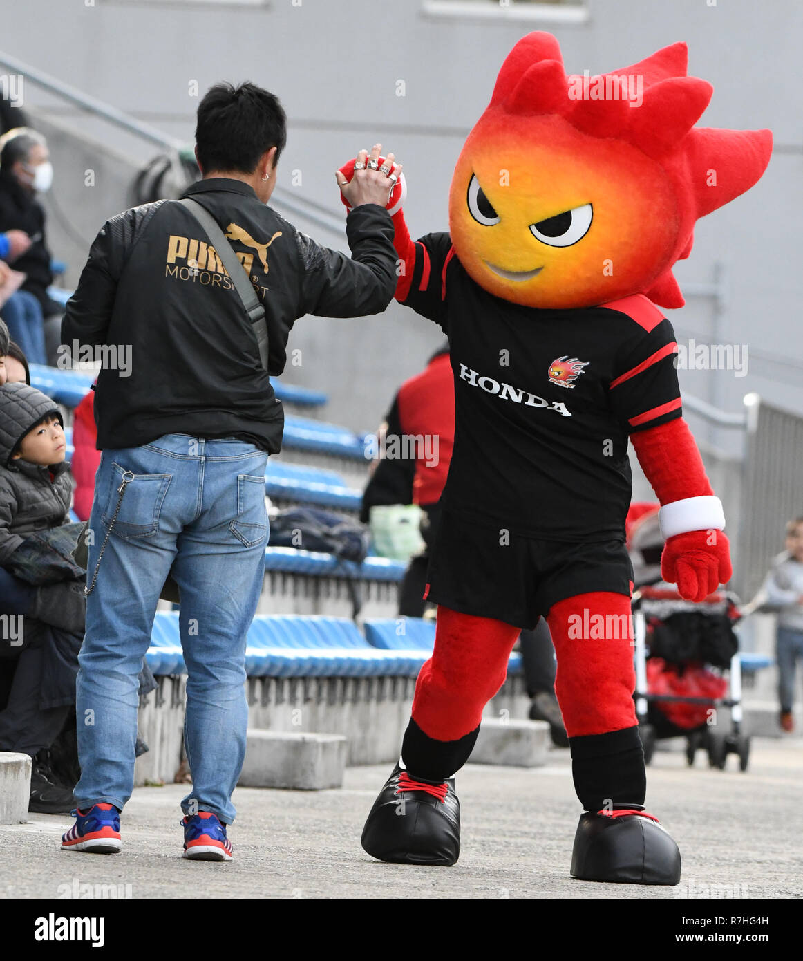 Kitaaoyama, Tokyo, Japan. 9th Dec, 2018. The Honda Heat Rugby Club ...