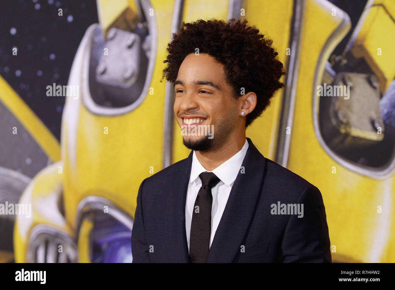 Los Angeles, USA. 9th Dec 2018. Jorge Lendeborg Jr. at the Premiere of ...