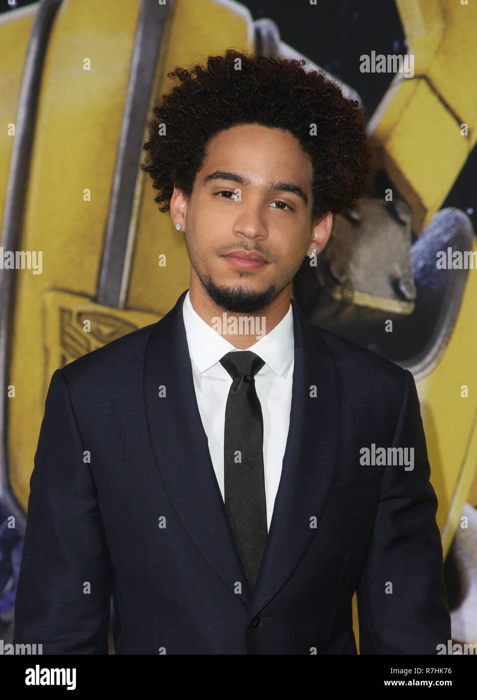 Hollywood, Ca. 9th Dec, 2018. Jorge Lendeborg Jr., at the Global ...