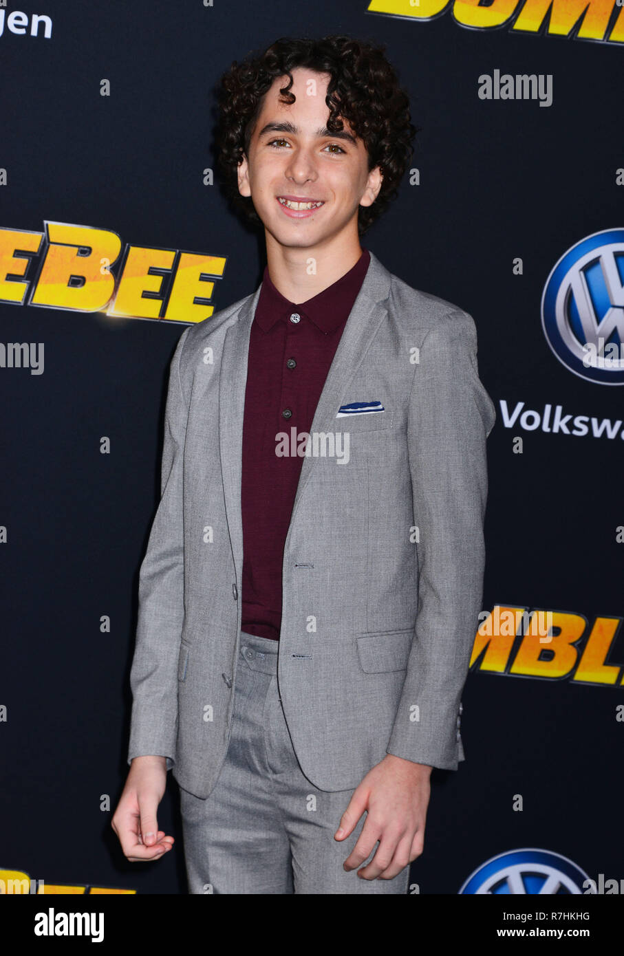 Los Angeles, USA. 09th Dec, 2018. Jason Drucker arrives at the premiere ...