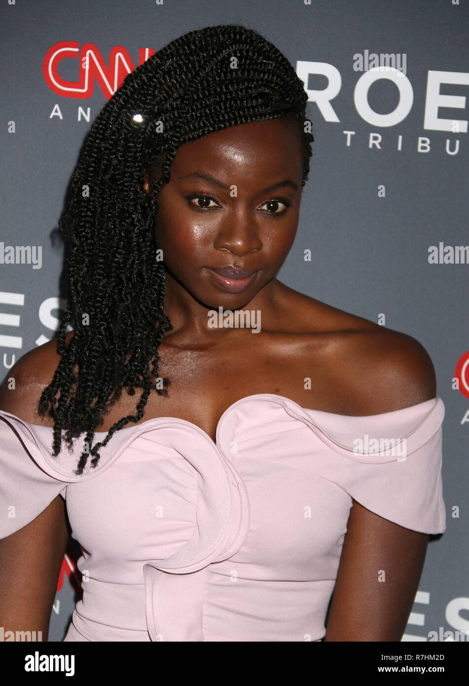 New York City, New York, USA. 9th Dec, 2018. Actress DANAI GURIRA attends the 12th Annual CNN ...