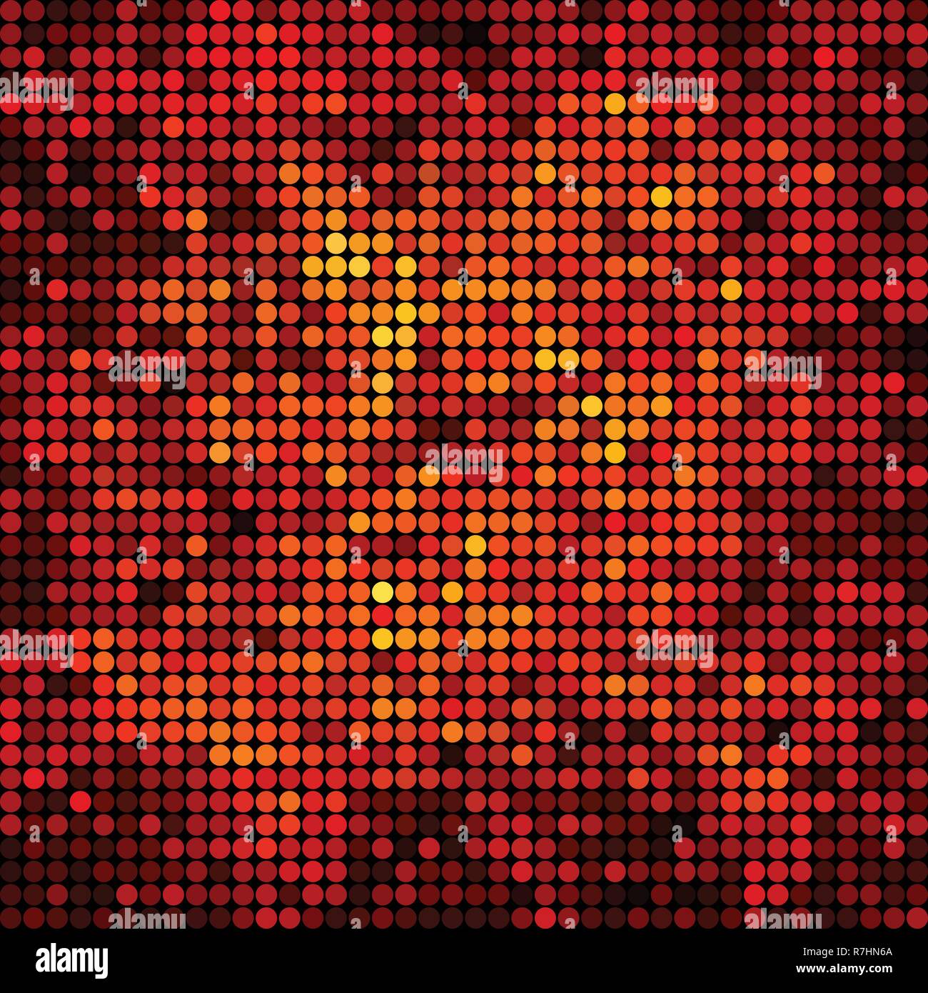 abstract vector colored round dots background - red Stock Vector Image ...