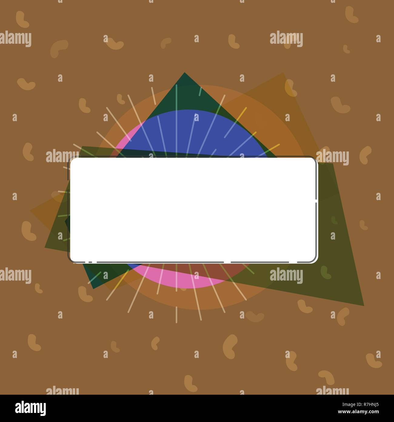 Flat design business Vector Illustration concept Empty template copy ...